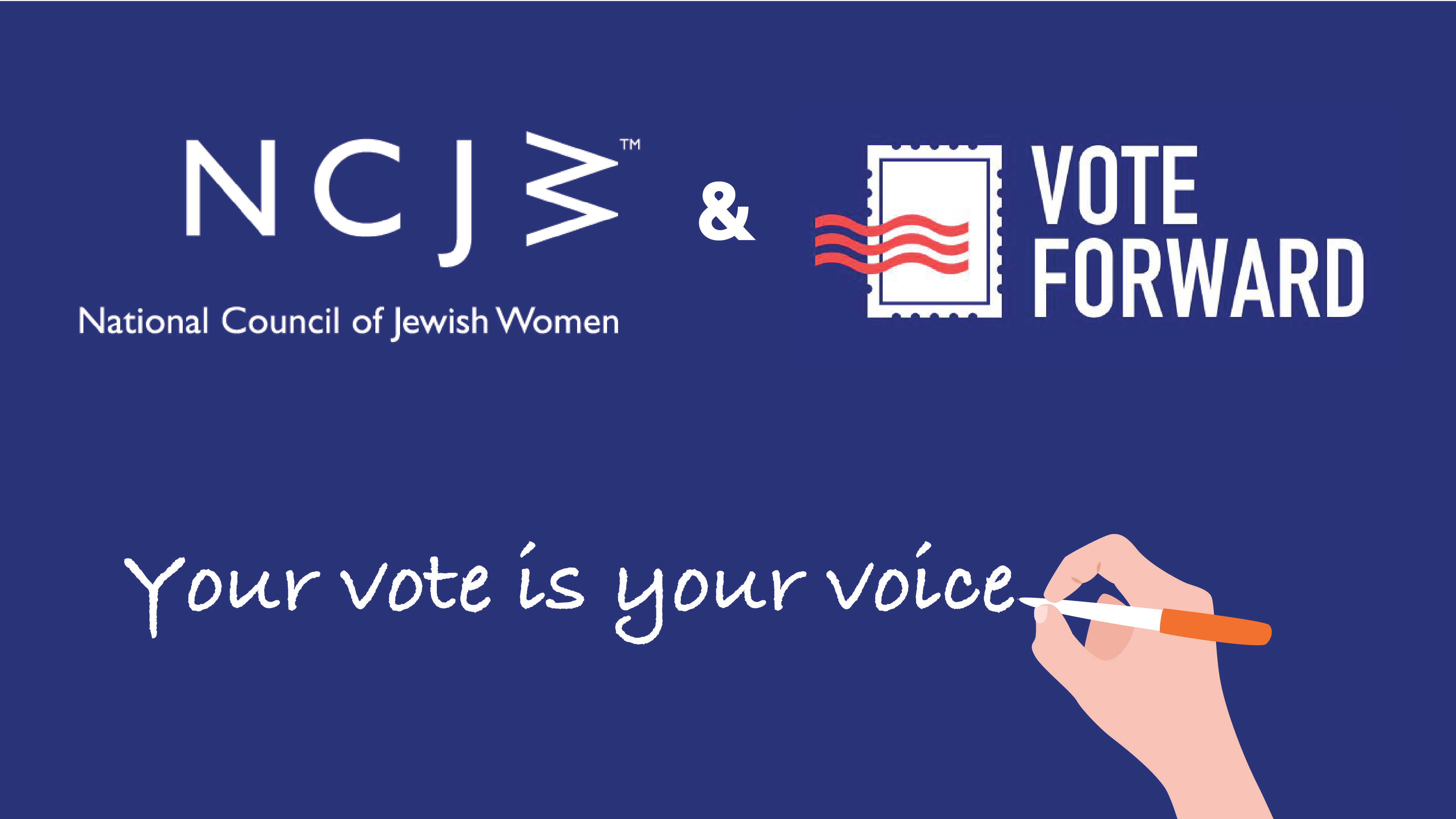 National Council of Jewish Women | GOTV with NCJW + Vote Forward ...