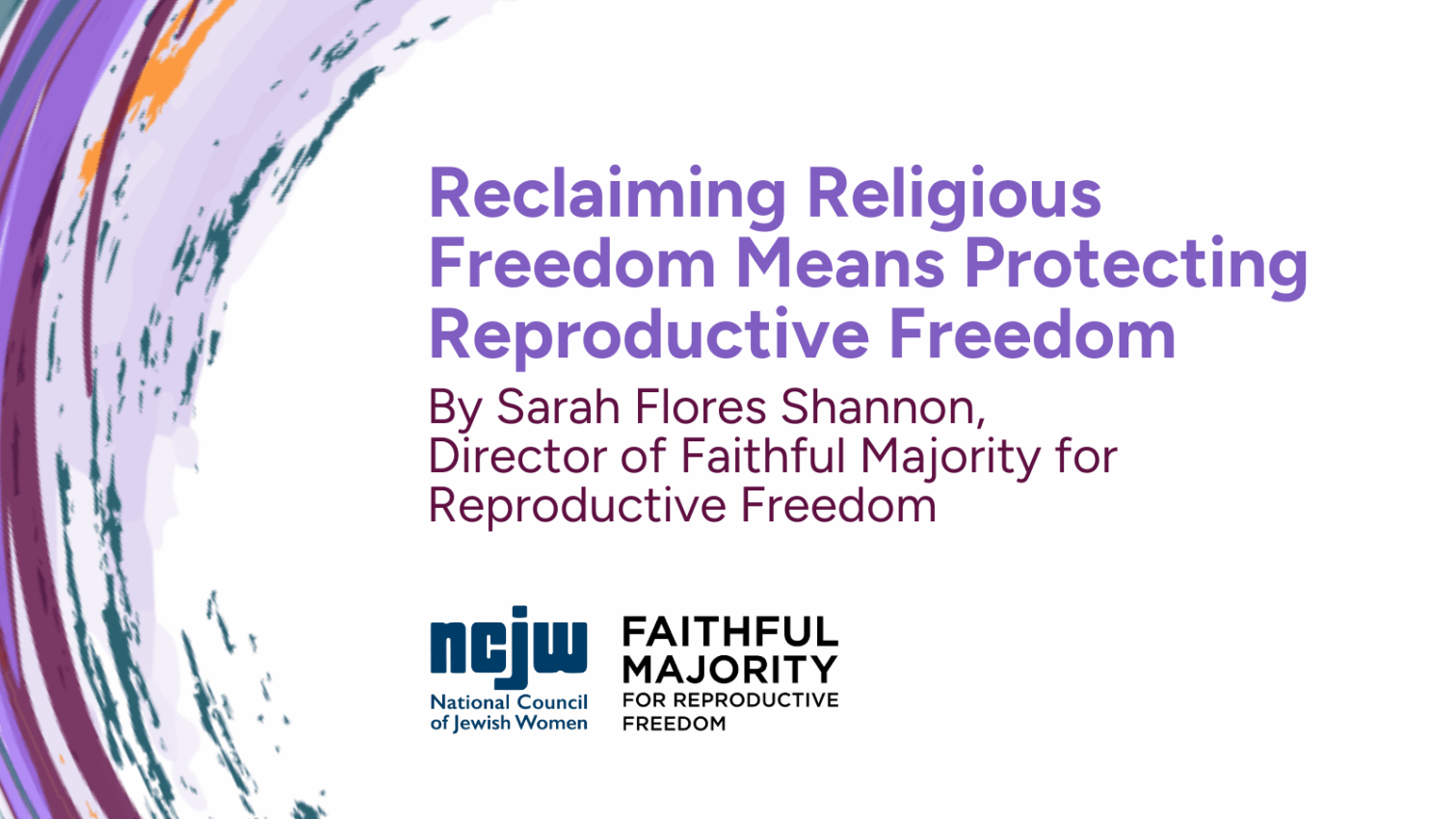 National Council of Jewish Women | Reclaiming Religious Freedom Means ...